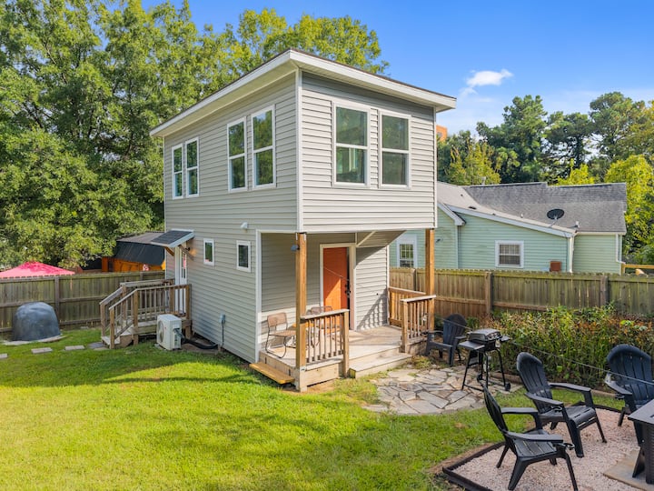 Fenced, Pets, Fire Pit | Guest House @ Duke - Durham, NC