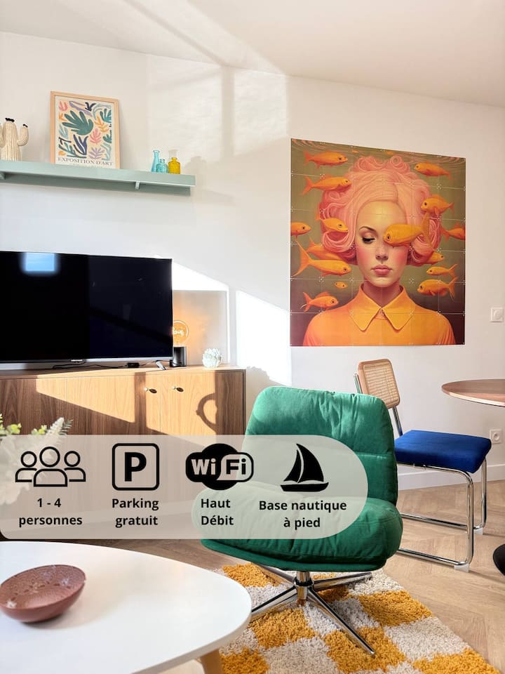 New ! Appartement Design & Coloré à Cergy - Pontoise