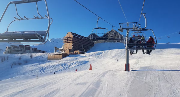 La Plagne 35 M² 4/6 Personnes, Ski Au Pieds. - Aime