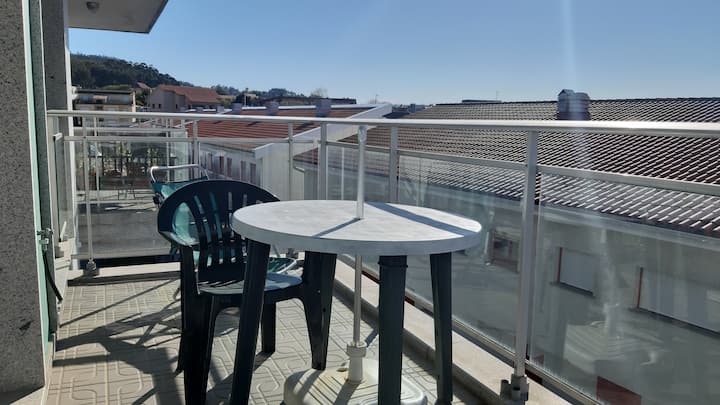 Soleada Terraza, Super Cómodo Y Bien Equipado - Sanxenxo