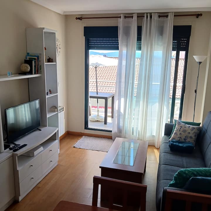 Soleada Terraza, Super Cómodo Y Bien Equipado - Sanxenxo