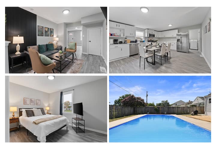 The Lombardy Oasis | Modern Home With Pool - Wildwood Beach, MD