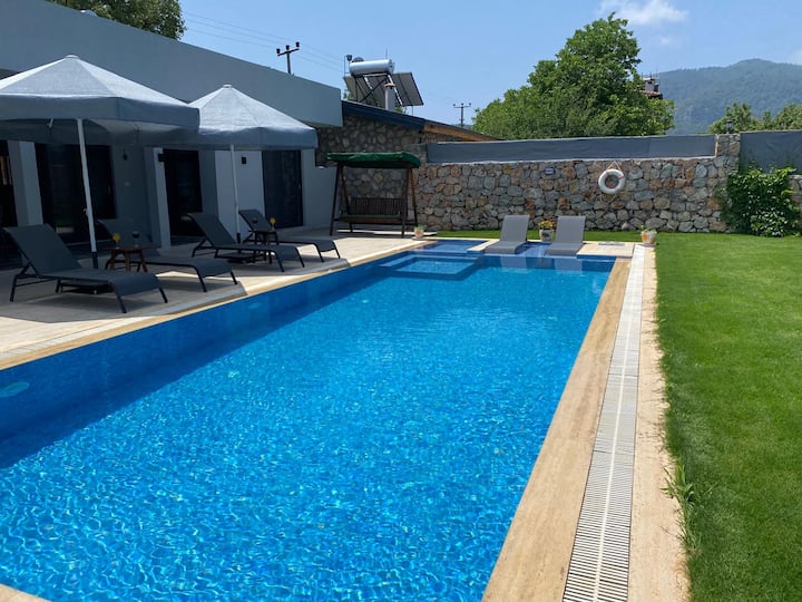 Jakuzili Modern Villa | ÖZel Havuz •&nbsp;Kayaköy - Kayaköy