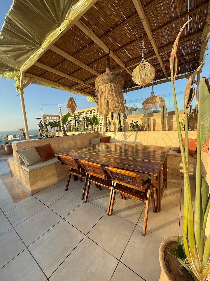 Riad Au Cœur De La Médina Avec Vue Sur L’océan - Essaouira
