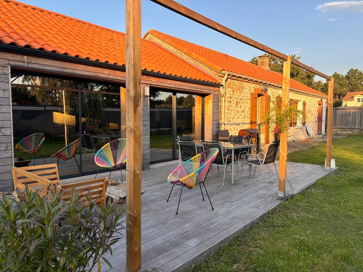 Le Clos Des Melières, Longère Rénovée Proche Océan - Saint-Brevin-les-Pins