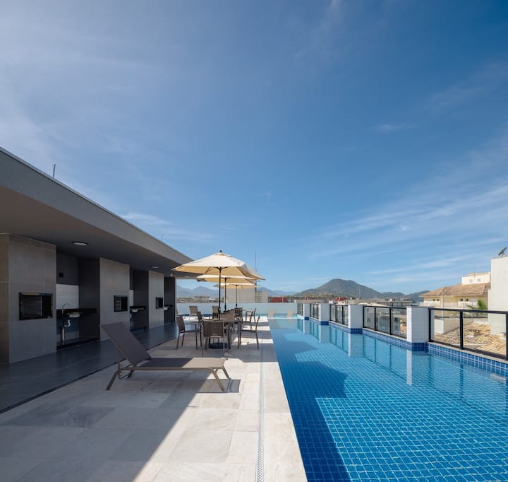 Black Friday De Inalguração Apto Novo Com Piscina - Ubatuba