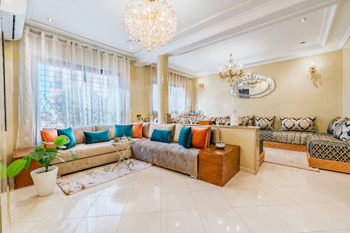 Appartement Chic & Spacieux Idéal Pour Une Famille - Fez