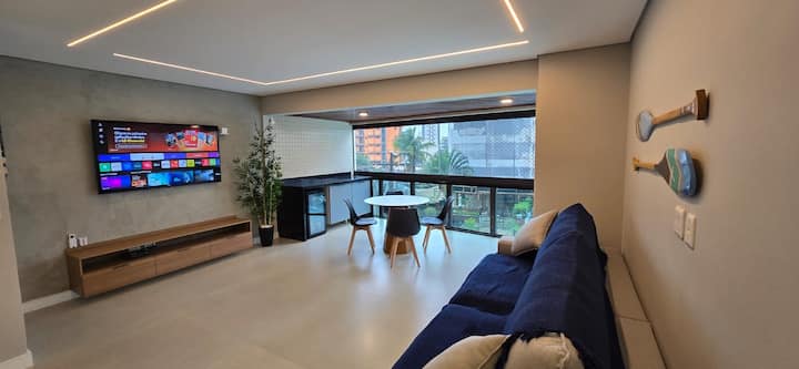 Conforto A 3min Da Praia Astúrias E 5min Tombo - Guarujá