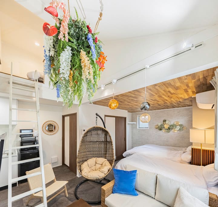 新築｜31㎡4名｜メガフラワー｜ディズニー｜成田45分｜繁華街｜船橋駅歩7分｜lagoon2#201 - Funabashi