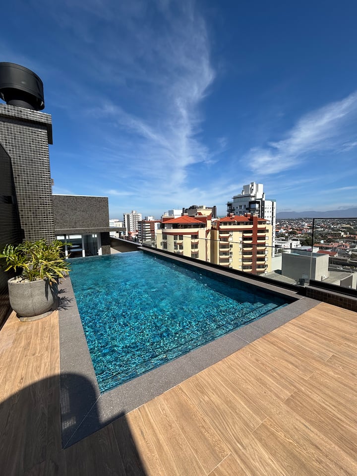 Apto Climatizado Com Terraço, Wifi E Piscina - Xangri-Lá