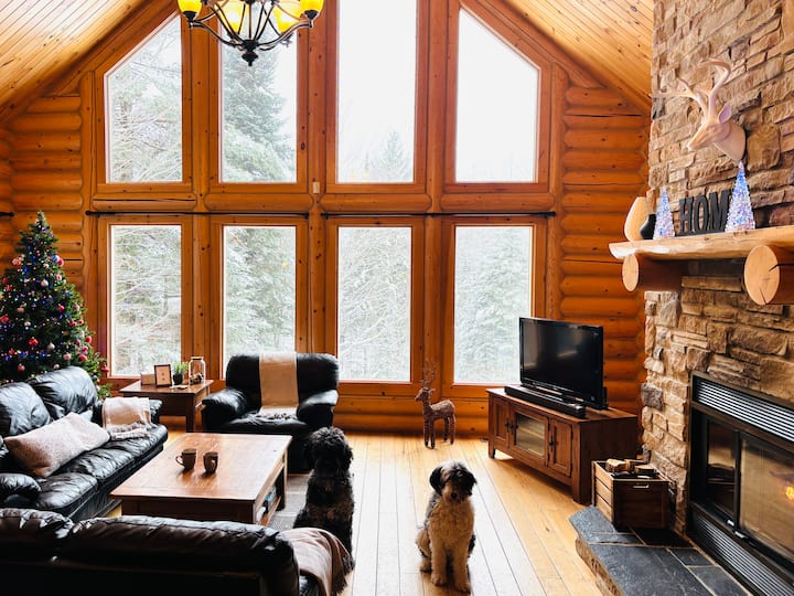 Chal'heureux - Spa, Piscines, Accès Au Lac Fiddler - Saint-Sauveur