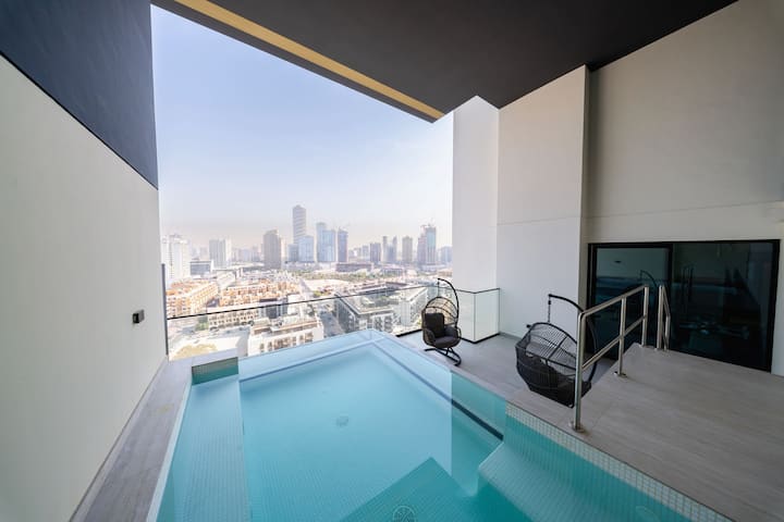 Long Term |Private Pool | Sleep6 | 5star Amenities - Dubai