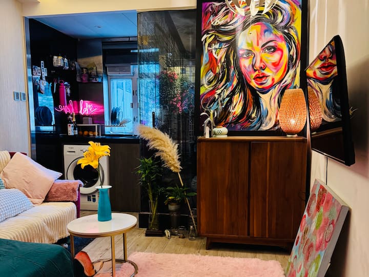 Cozy Pastel Studio~heart Central~super Convenient - Tsim Sha Tsui