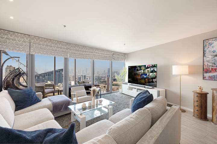 Livin' Holidays | 2 Br | Jadaf Panoramic View - 두바이