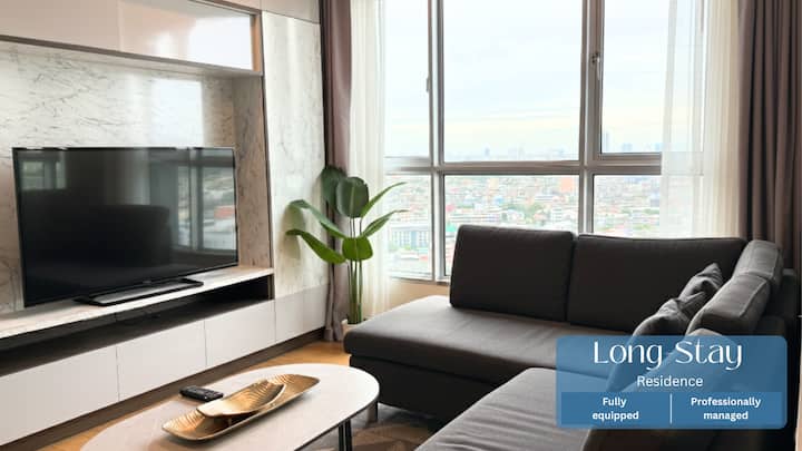 Modern 2br, Iconsiam View, Walk To Bts Thonburi - 
