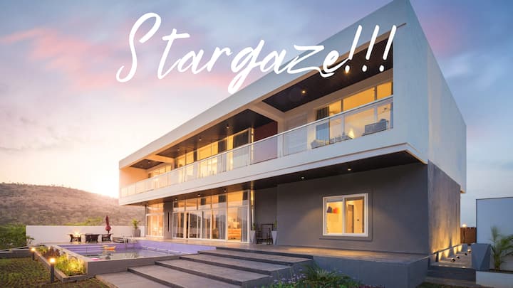 Luxury Stay By The Mountains W/ Pool, Wifi, Food - Trimbak