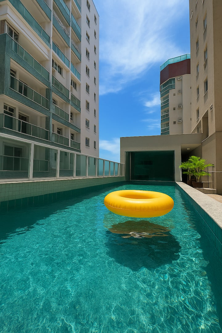 6x Sem Juros: Ar, Vaga, Piscina, Sauna, Vista Mar - Vila Velha