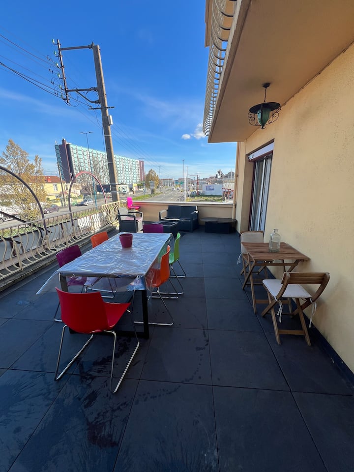 Le Toit Des Volcans - 8 Personnes - Wifi - Patio - Cournon-d'Auvergne
