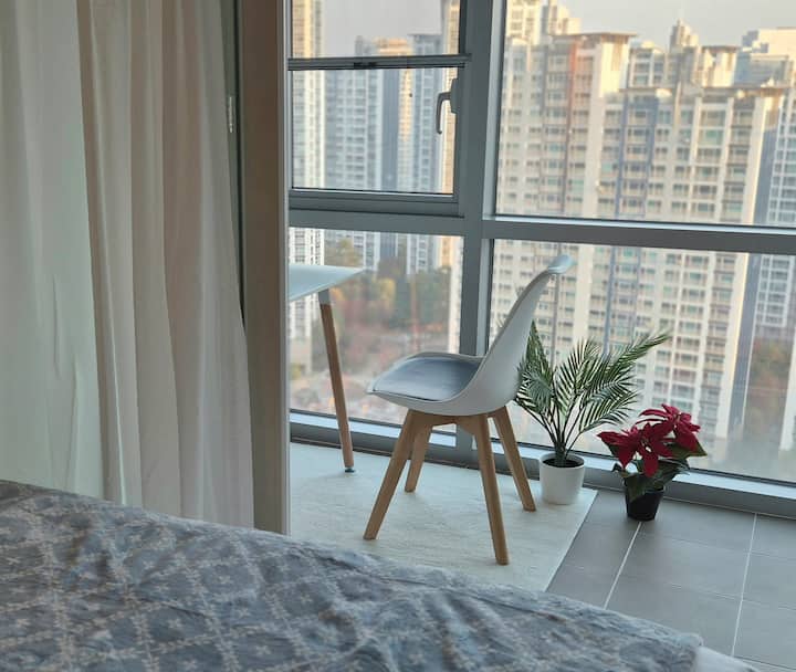 [해온스테이] #화성 동탄의 호텔식 레지던스 #시티뷰#일과휴식 - Osan-si