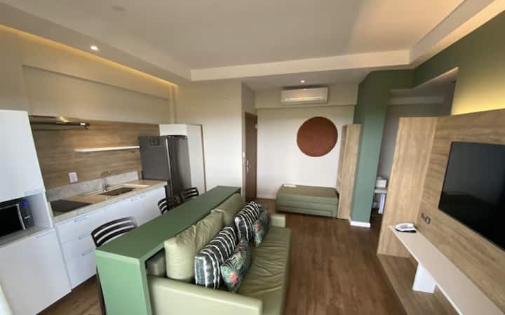 Hot Beach Suits- Apartamento Família 2 Quartos - Olímpia