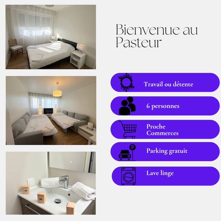 Le Pasteur – ÉLégant T2 Au Centre De Mulhouse - Mulhouse