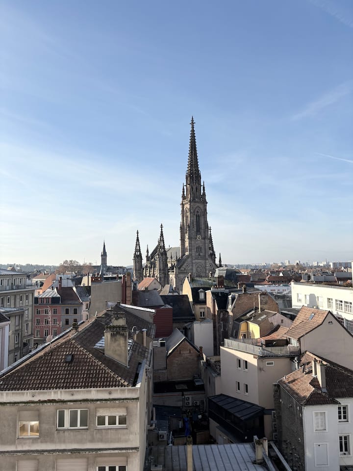 Cocoon Moderne Au Cœur De La Ville Vue Imprenable - Mulhouse