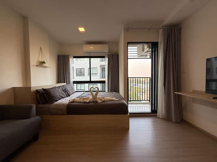 Vay Pothisan 1 Studio 6f Washing Machine Kitchen - Thaïlande