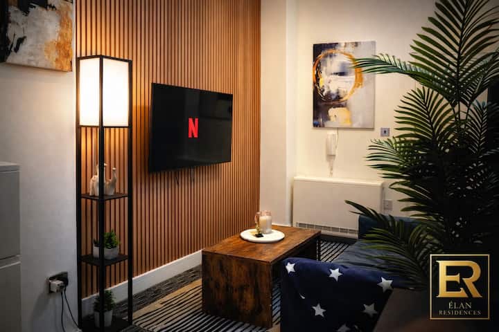 Prime Salford 1br • Free Parking •Easy City Access - Manchester