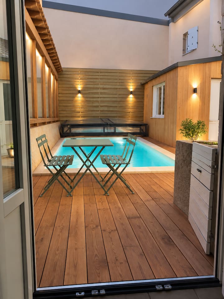 Charming House In The City Center With Pool - Annonay