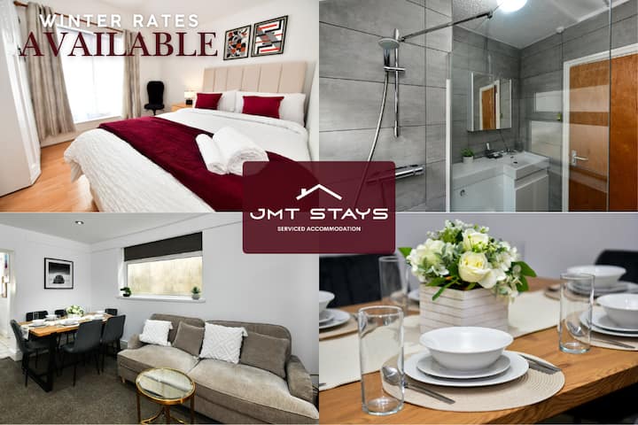Comfort In City | Spacious 5-bedroom | Sleeps 10 - Swansea