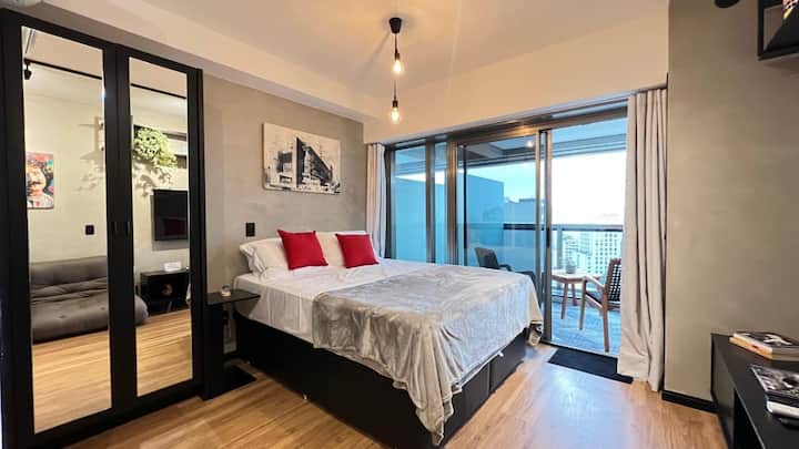 Studio Com Vista Incrível + Vaga à 50m Do Metrô - Brazil