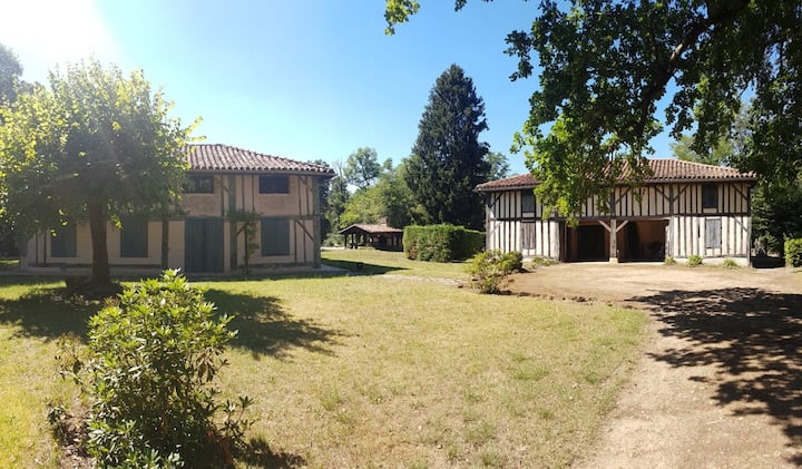 Maison Familiale 11 Pers à 10 Min à Pieds Du Bourg - Landas