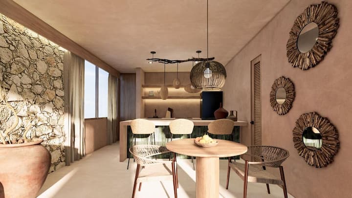 Luxury 2br Apartment W/private Bathtub & Oceanview - Holbox