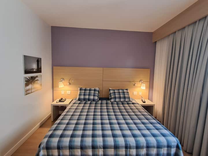 Helbor Stay, Seu Apartamento Na Praia De Santos - 聖多斯