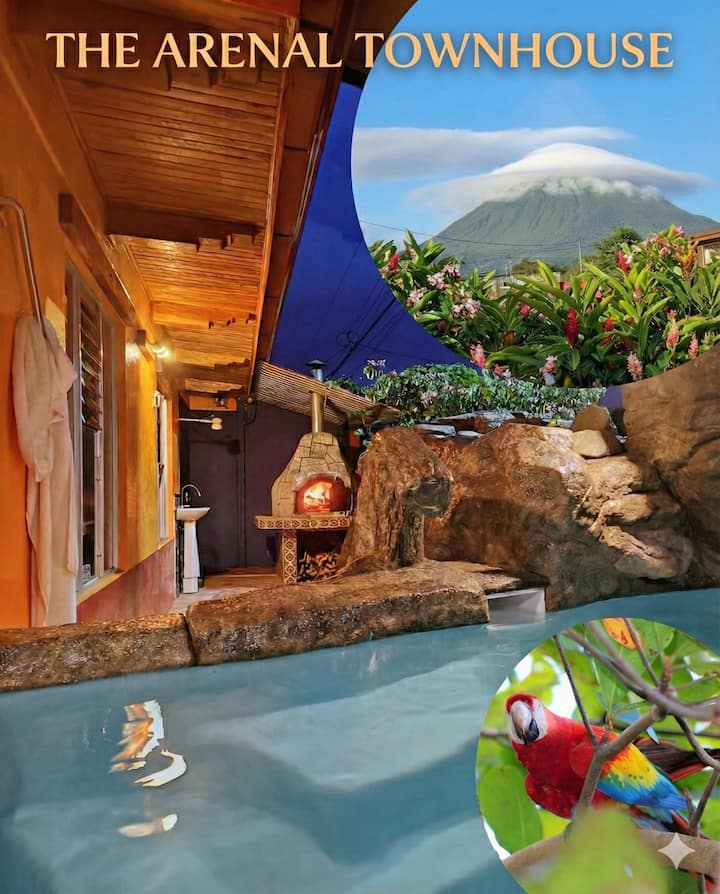 Sweet Townhouse: Volcano View! Fast Wifi, Walkable - La Fortuna