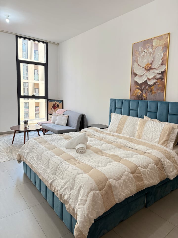 Modern Studio In Al Mamsha By Alef | Pool & Fiber - Sharjah