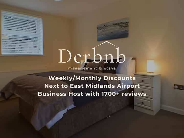 2br Apt Near East Midlands Airport W/ Free Parking - East Midlands Airport (EMA)