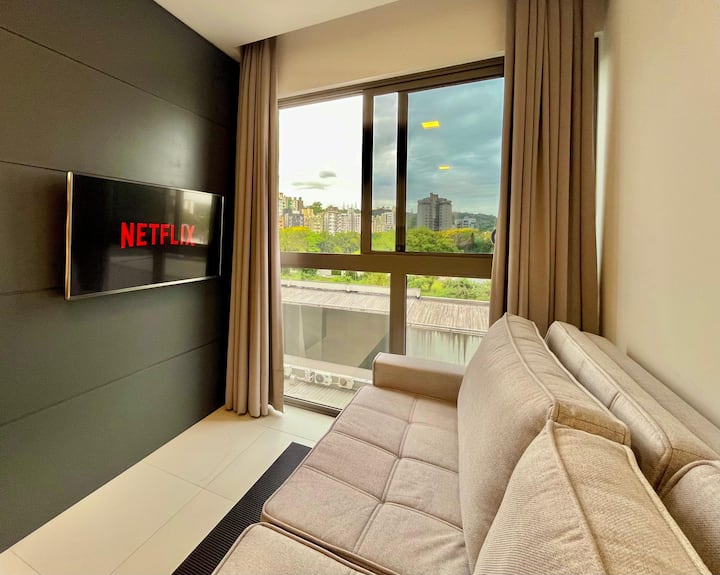 Loft Vila Germânica | Piscina | Academia | Até 6x - Blumenau