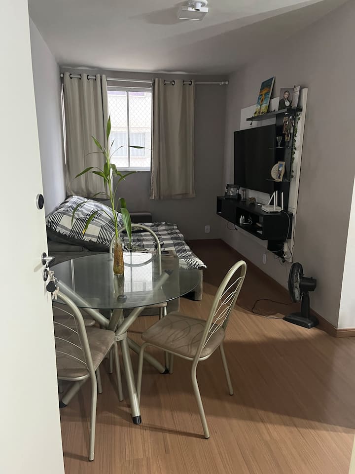 Apartamento Em Condomínio Mobiliado E Aconchegante - Juiz de Fora