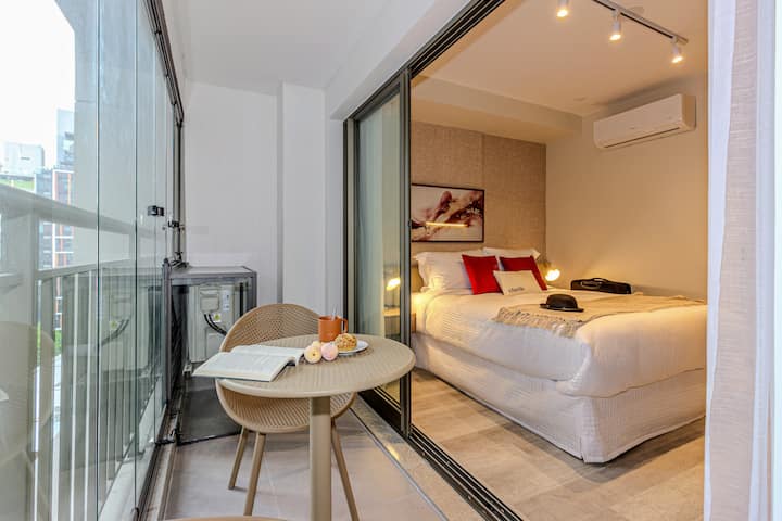 Studio Cheio De Charme Em Pinheiros! - Brazilië