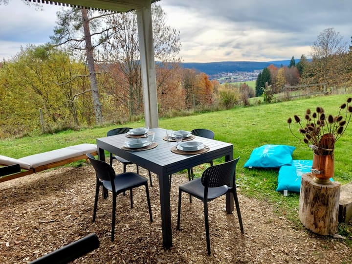Maison Avec Jardin Et Vue Lac - Lac de Remoray