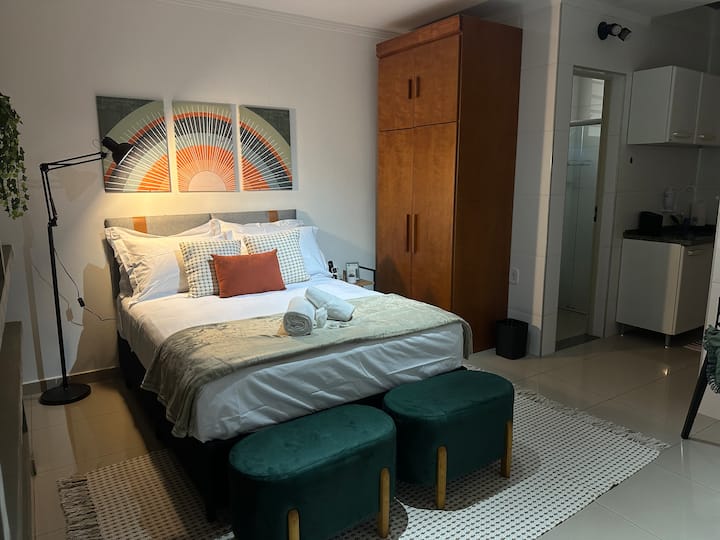 Kitnet Moderna A 260m Da Unicamp - Barão Geraldo