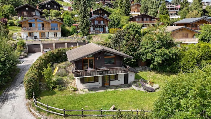 Charmant Chalet Avec Vue Imprenable - Veysonnaz