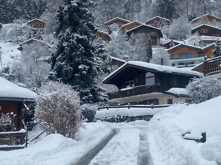 Charmant Chalet Avec Vue Imprenable - Nendaz