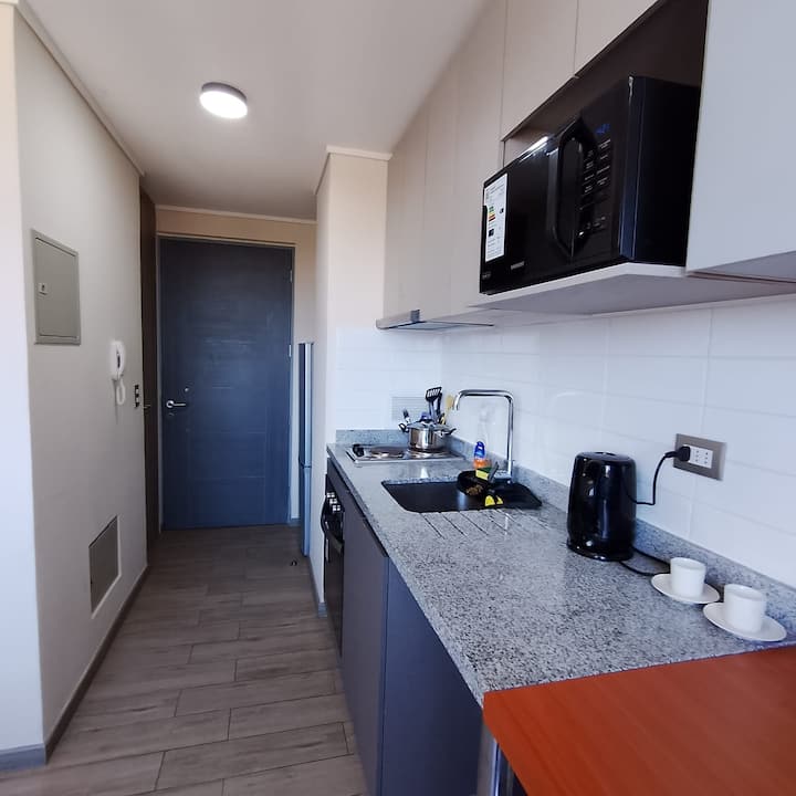 Departamento Estudio Equipado En Centro De Chillán - Chillan
