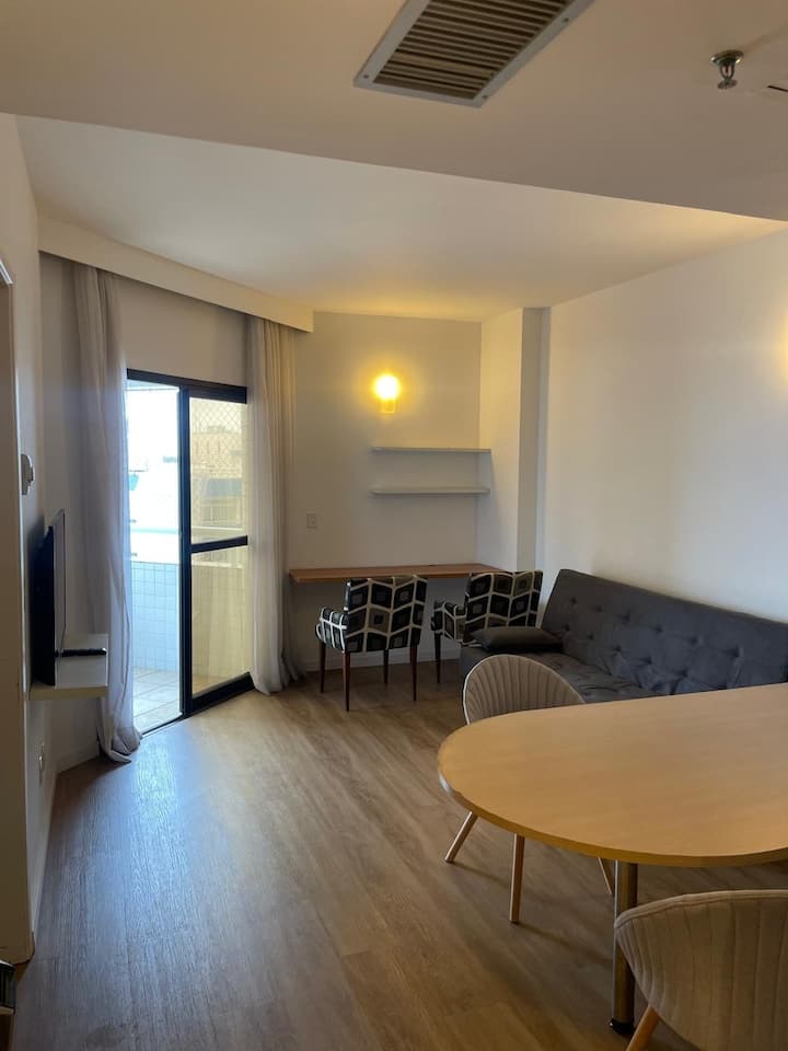 Flat Lindo, Confortável, Frente Mar, Lado Gonzaga. - Santos, Brasil