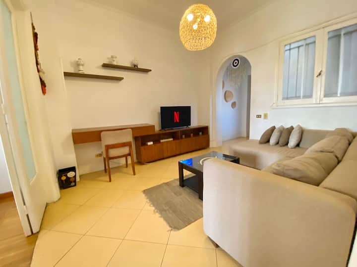 Sugar Place 5 Mins From Downtown- 2br-garden City - Kairo