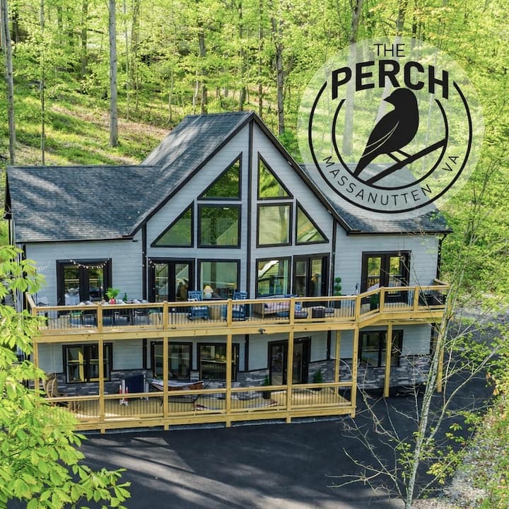 The Perch - Views•hot Tub•game Rm•theater•gym - Shenandoah, VA