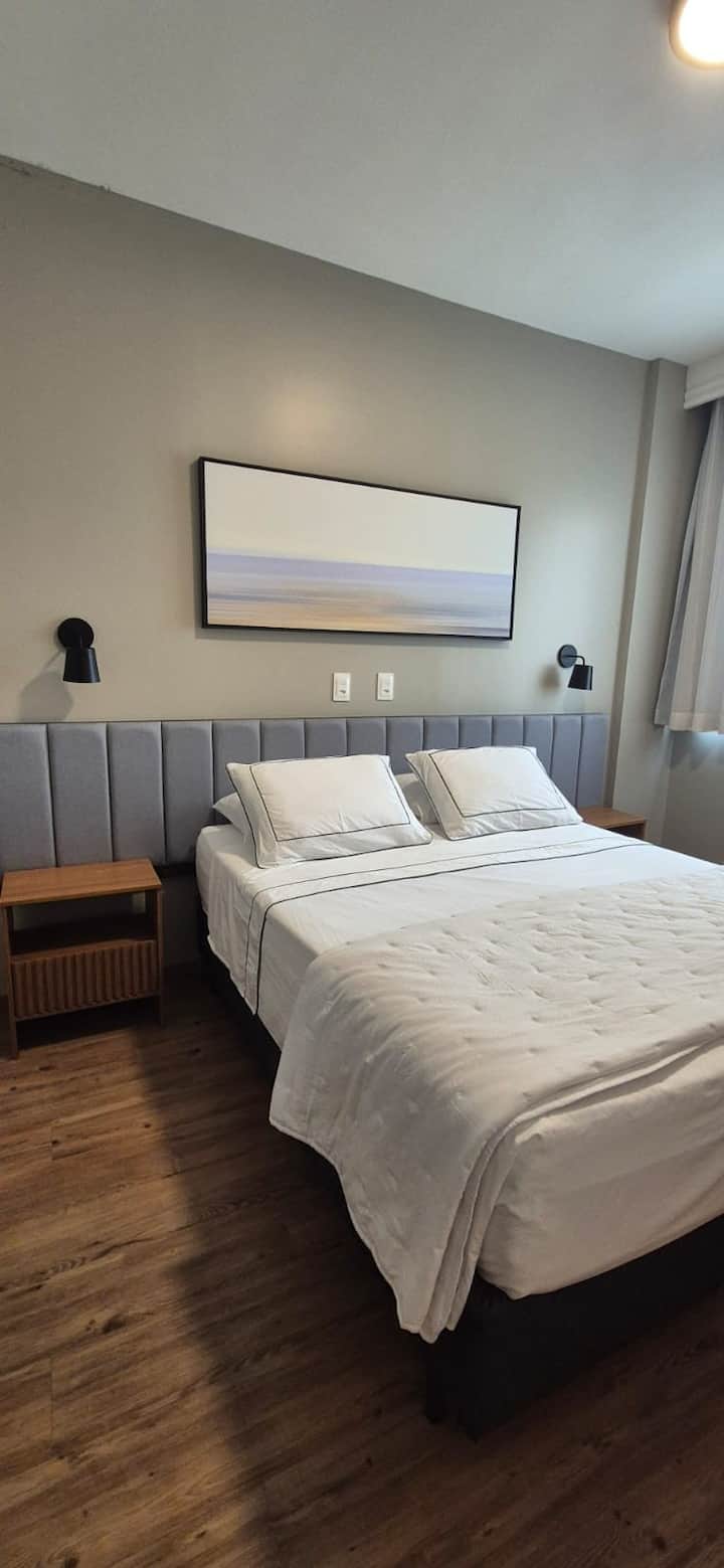 Flat Luxo C/vista. Perto Hospitais! Vila Da Serra - Belo Horizonte