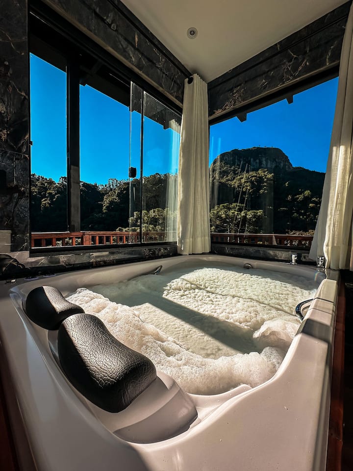 Cabana Cinema Vista Lareira E Privacidade - Brazil